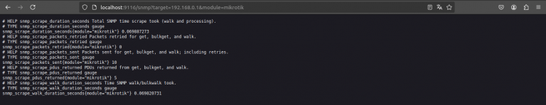 Configuración de SNMP EXPORTER en PROMETHEUS para monitorizar mi MIKROTIK desde GRAFANA - Alex Ariza